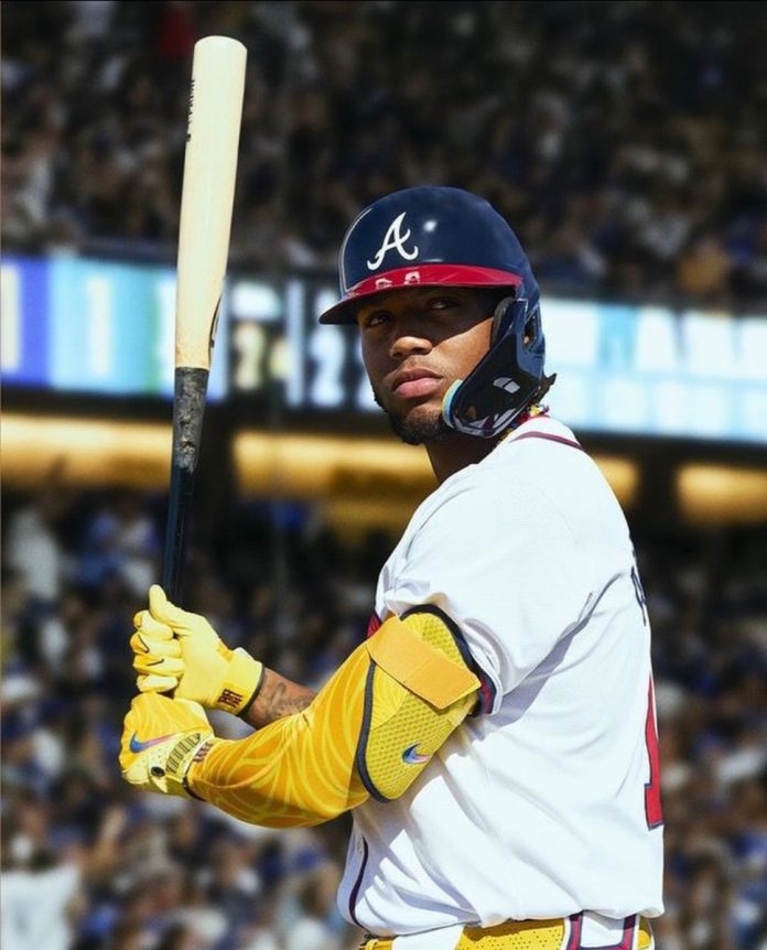 Ronald Acuña Jr. firma con Rimas Sports de Bad Bunny, marcando un hito ...